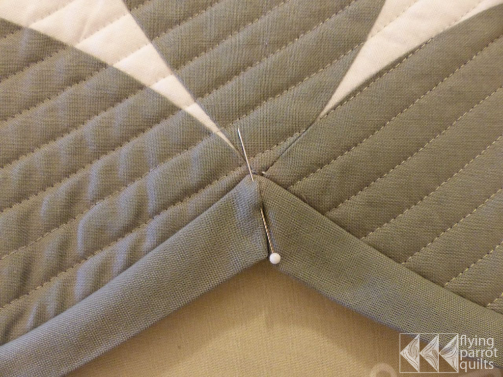 Binding inside corners and joining curved binding tutorial – Flying ...