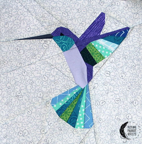 Tiny Jewel Flying Parrot Quilts