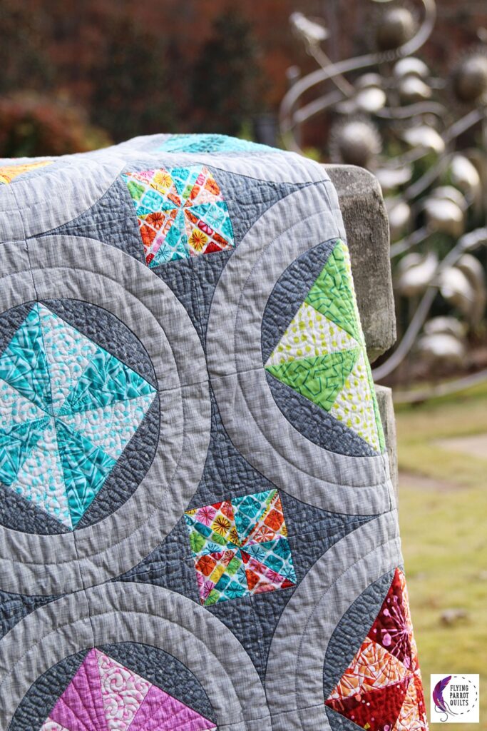 Pinwheel Rings pattern – Flying Parrot Quilts