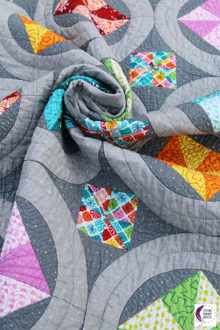 Pinwheel Rings pattern – Flying Parrot Quilts