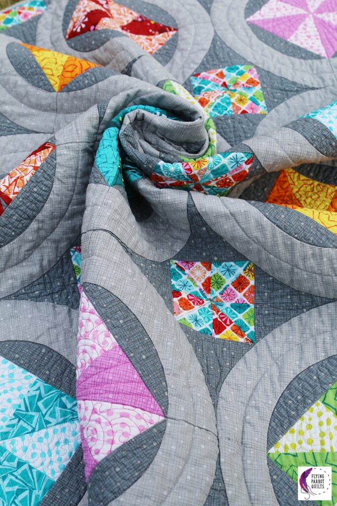 Pinwheel Rings pattern – Flying Parrot Quilts