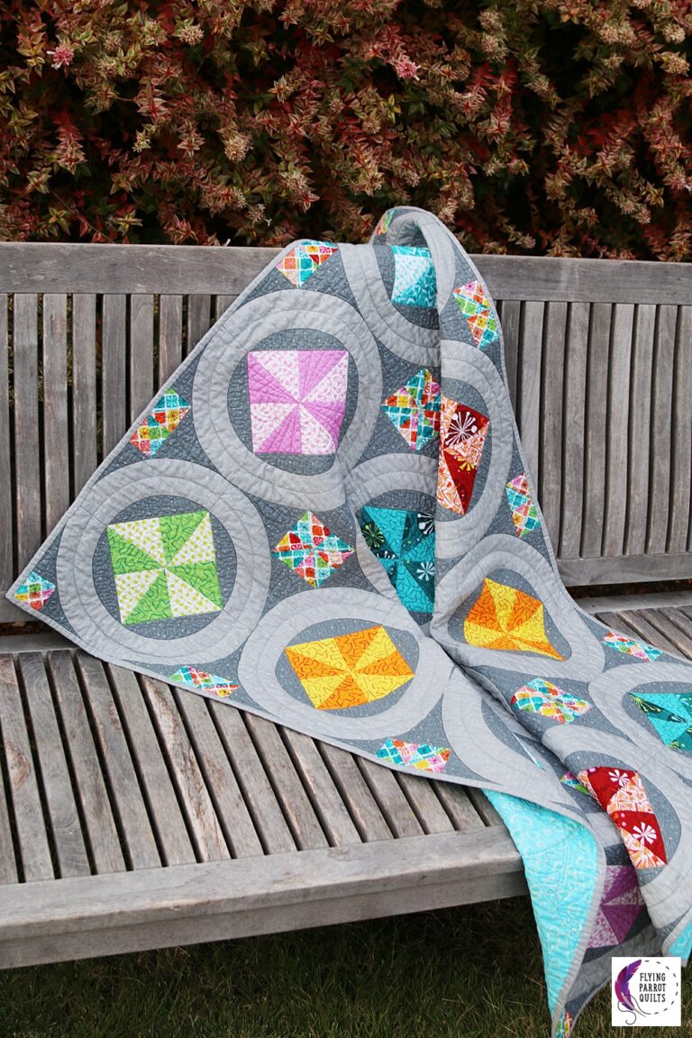 Pinwheel Rings pattern – Flying Parrot Quilts