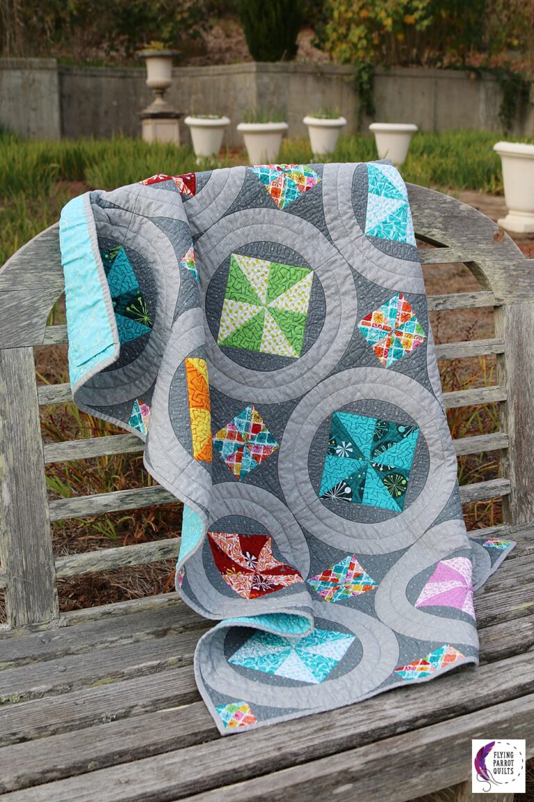 Pinwheel Rings pattern – Flying Parrot Quilts