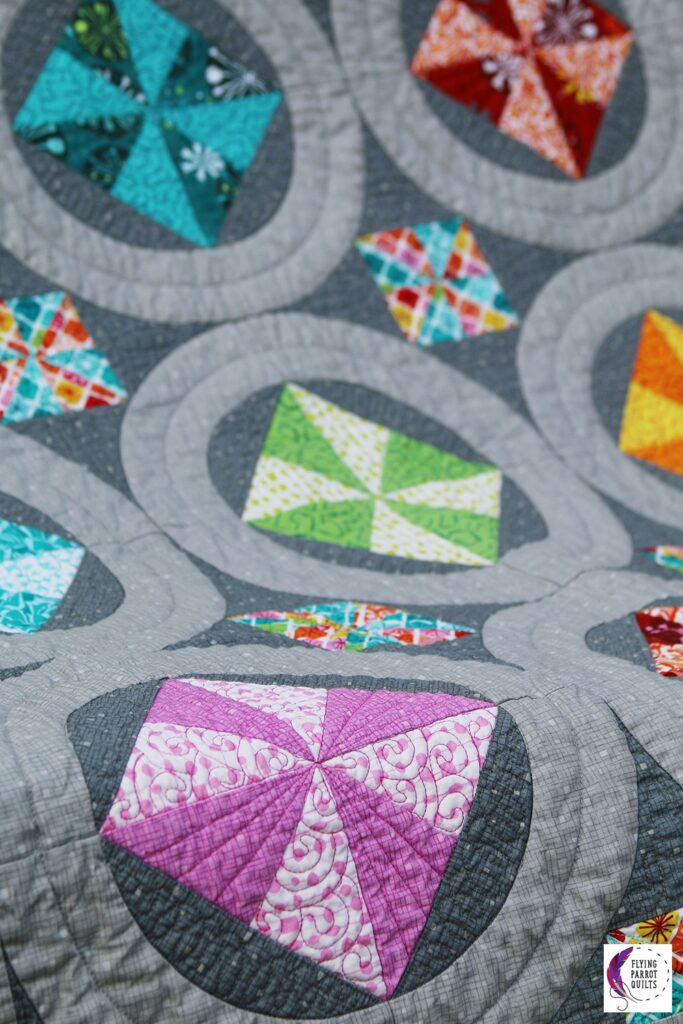 Pinwheel Rings pattern – Flying Parrot Quilts