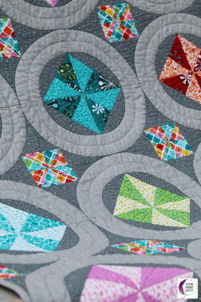 Pinwheel Rings pattern – Flying Parrot Quilts