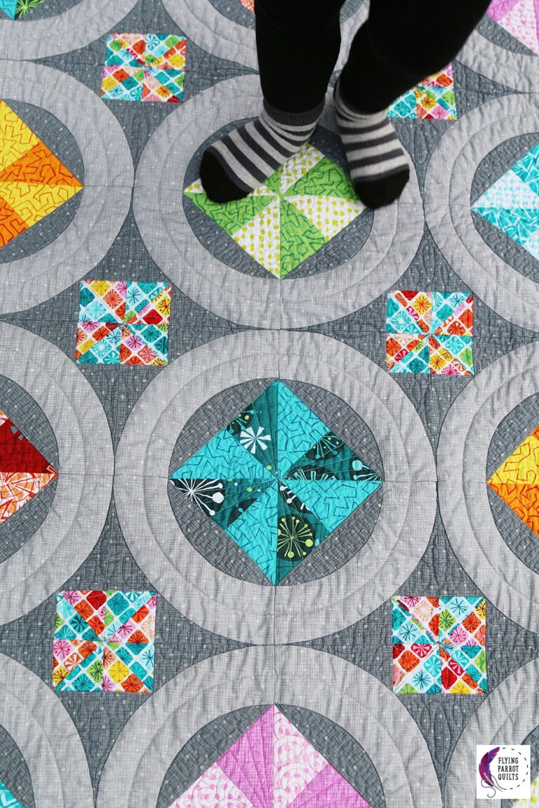 Pinwheel Rings pattern – Flying Parrot Quilts