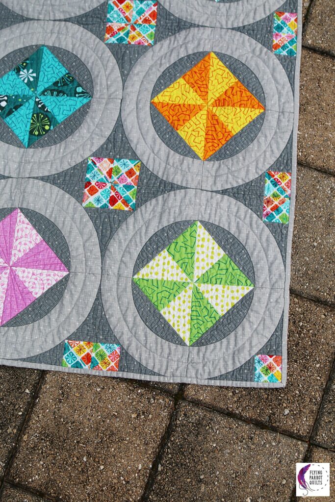 Pinwheel Rings pattern – Flying Parrot Quilts