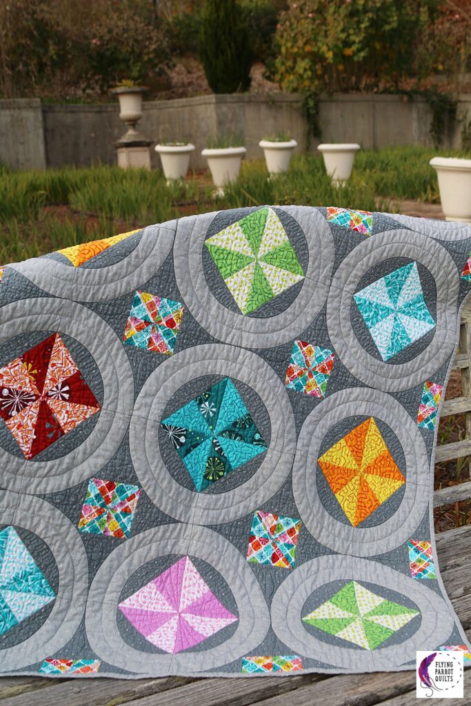 Pinwheel Rings pattern – Flying Parrot Quilts